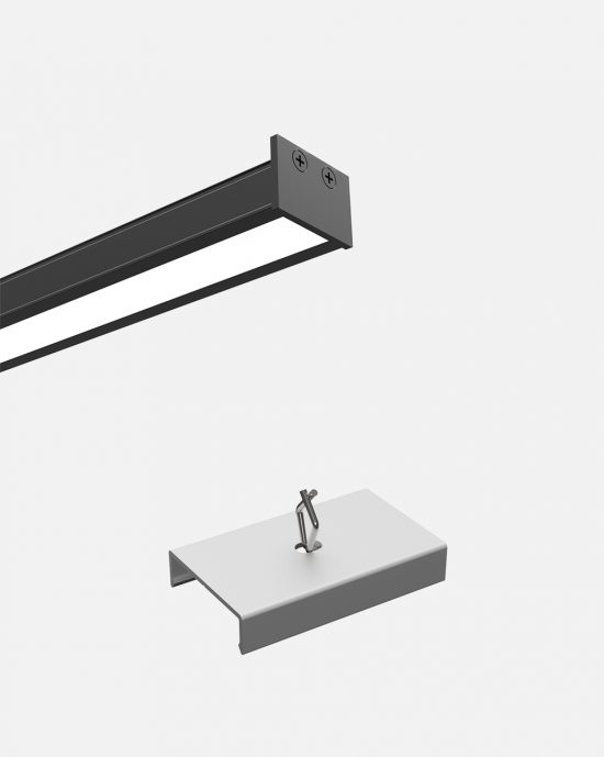 Linear Rib Installation - Ceiling | Gustafs Scandinavia