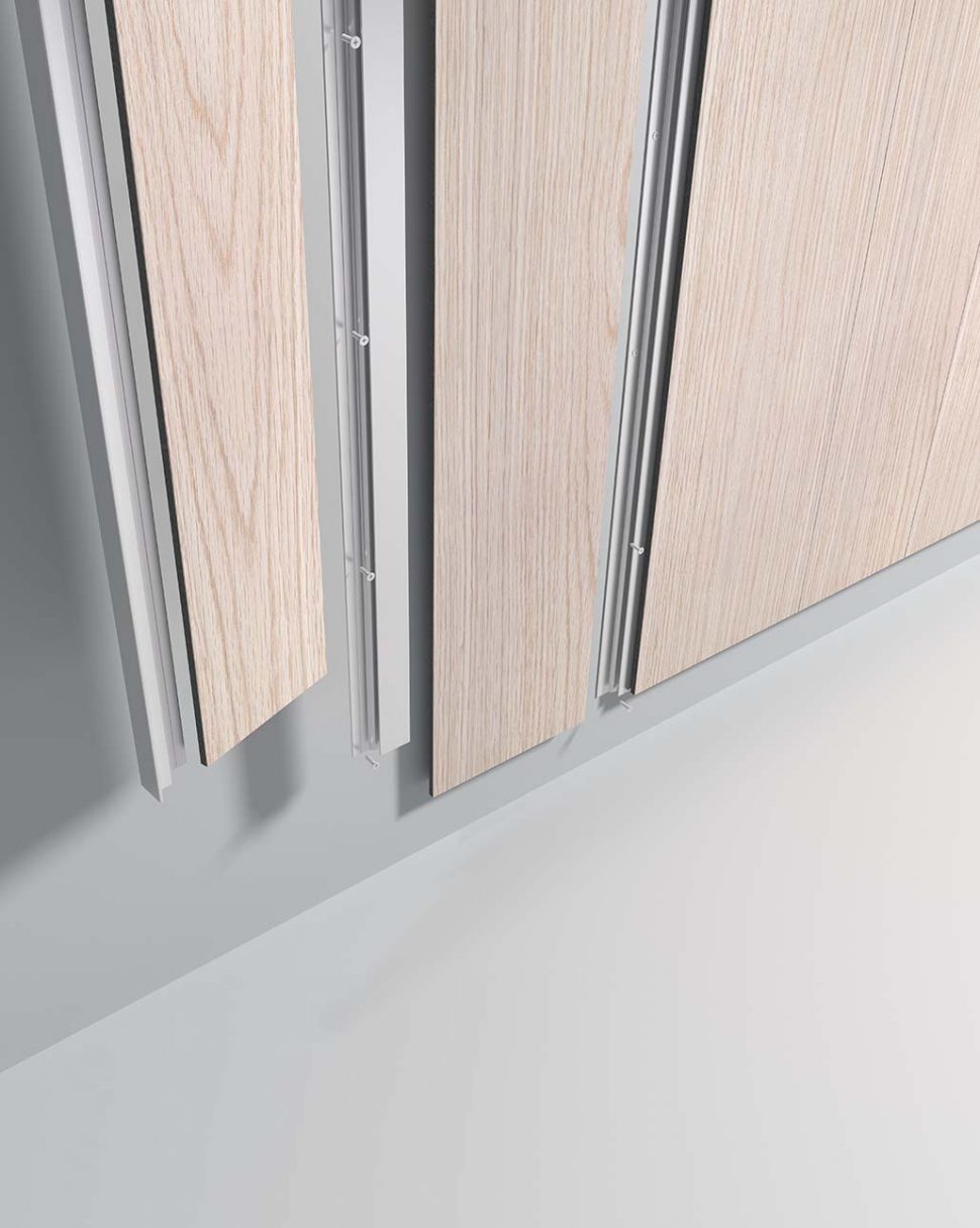 Linear Plank Installation - Wall | Gustafs Scandinavia