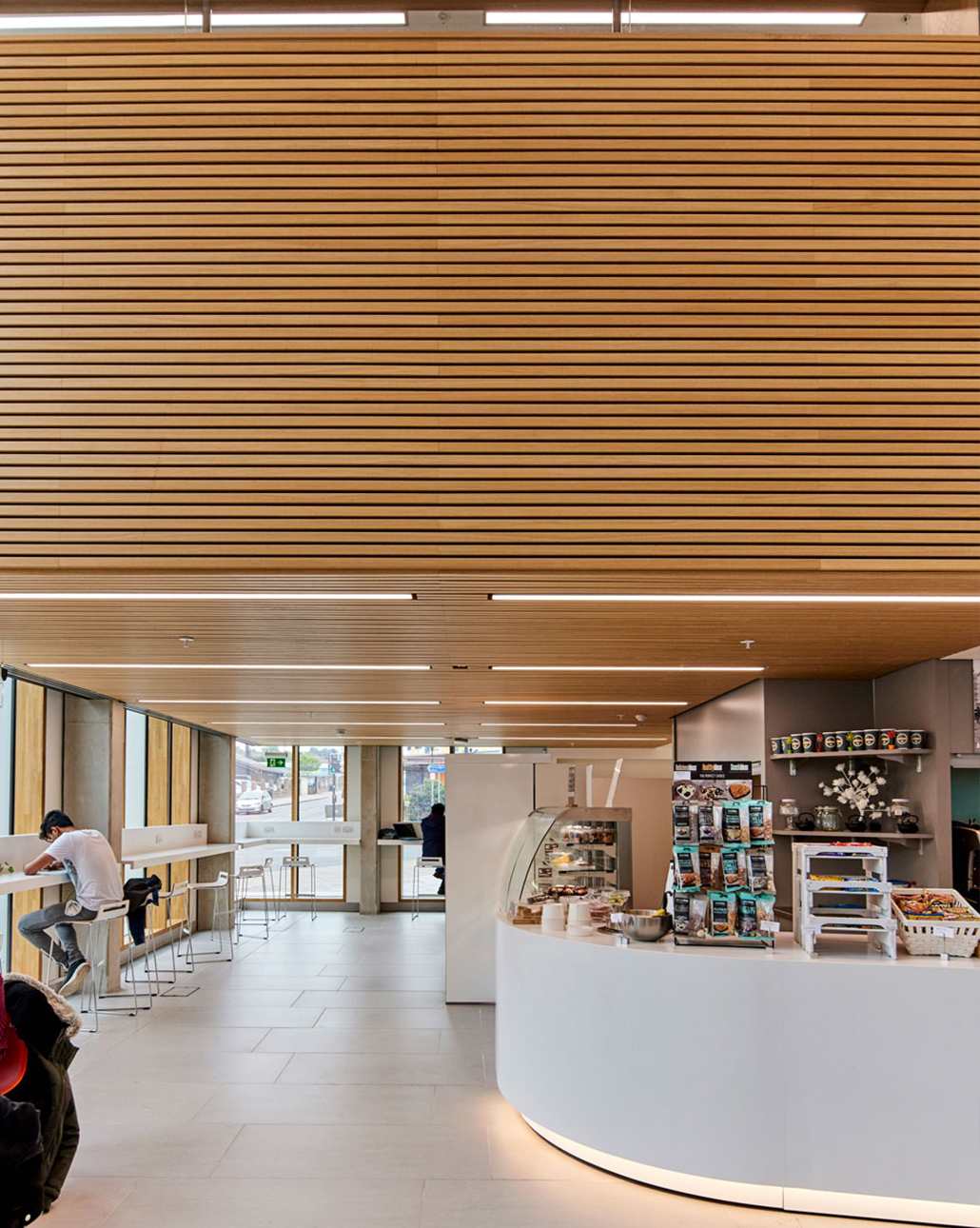 Library Acoustic Cladding University of Bedfordshire | Gustafs Scandinavia