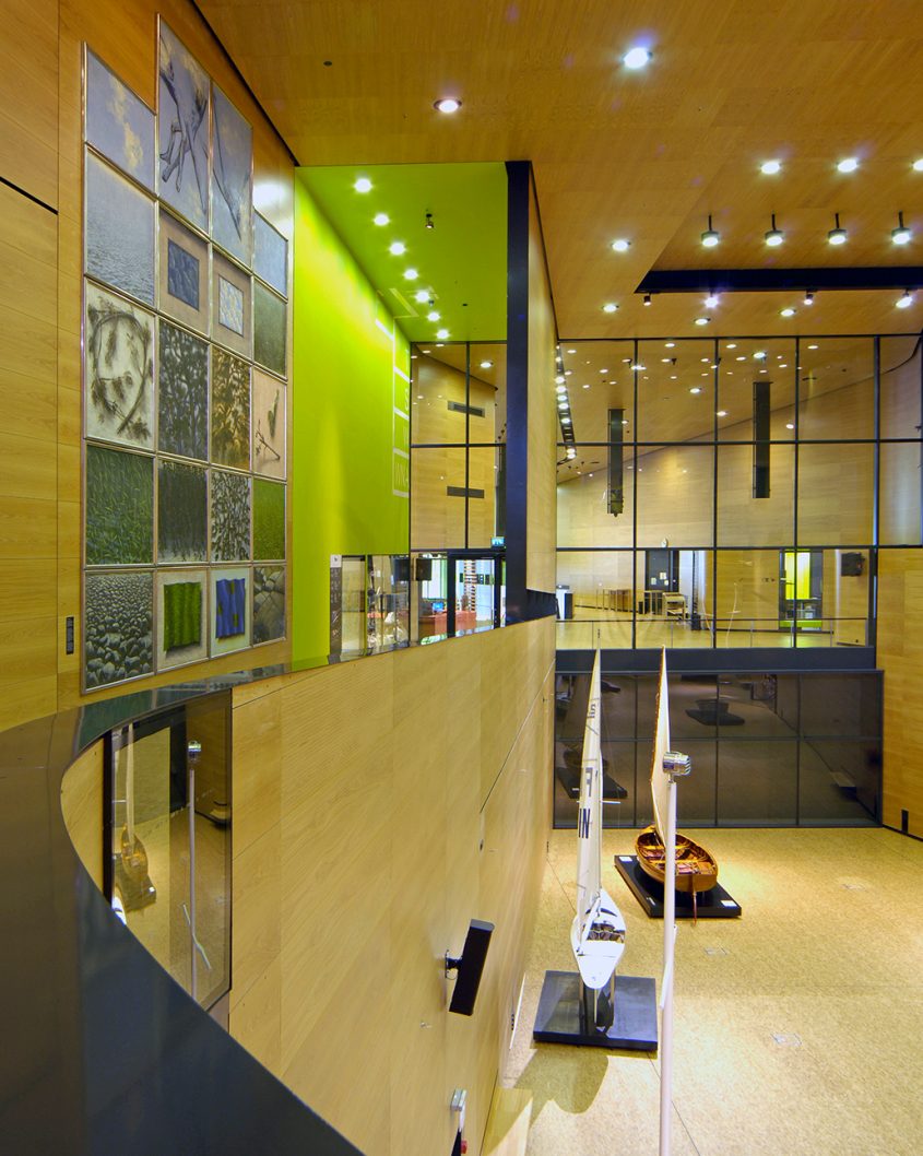 Wooden Clad Museum Interior | Gustafs Scandinavia