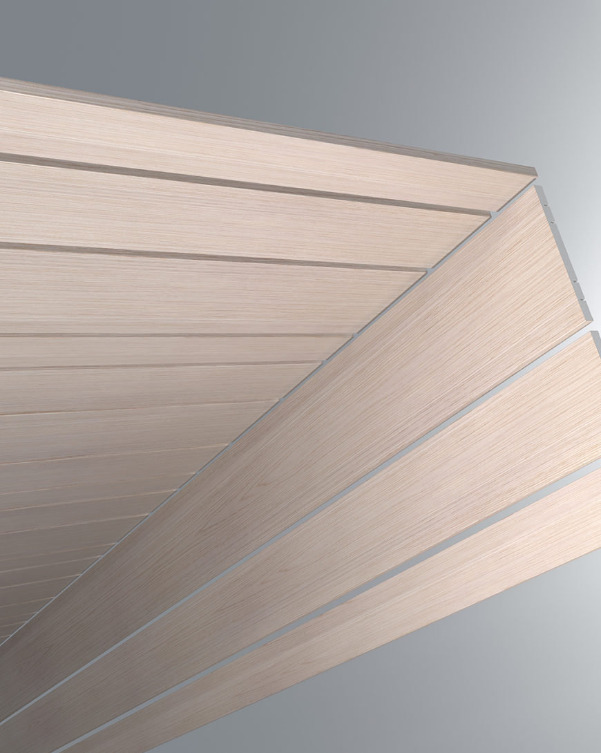 Linear Plank Installation - Ceiling | Gustafs Scandinavia