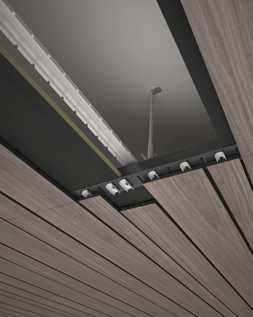 Linear Plank Installation - Ceiling | Gustafs Scandinavia