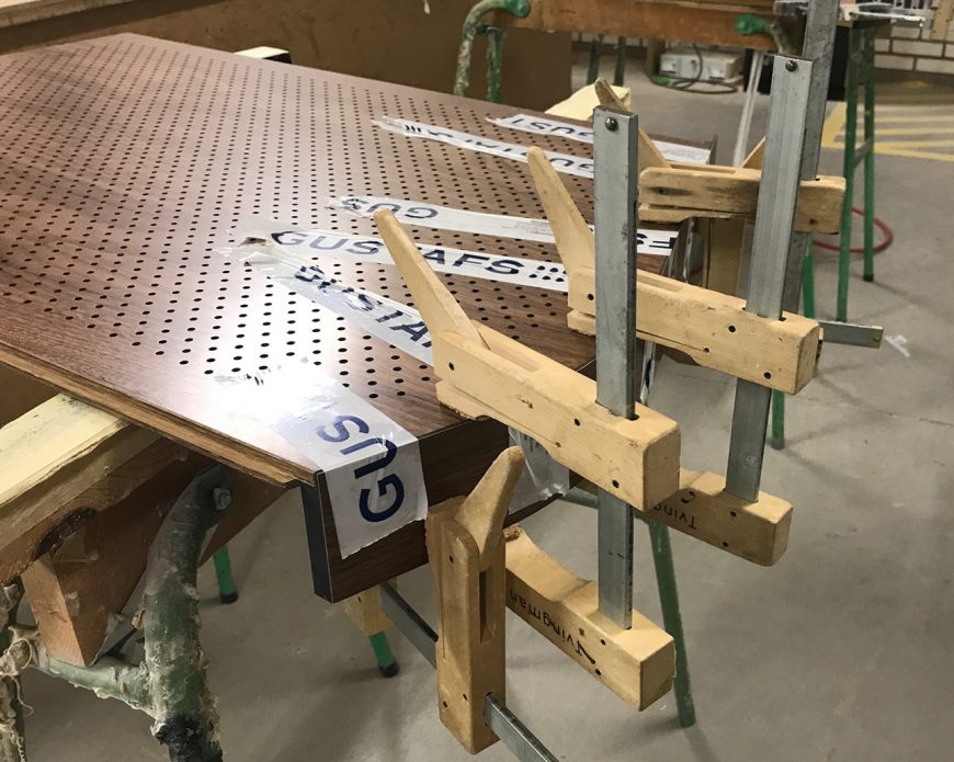 Office With Suspended Acoustic Wood Ceiling | Gustafs Scandinavia