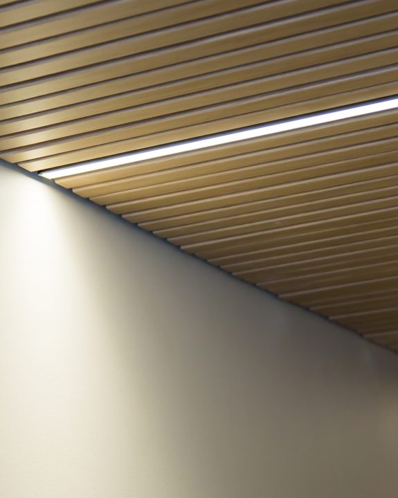 Wood Slats with Integrated LED-Lighting | Gustafs Scandinavia