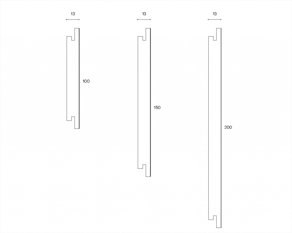 Linear Plank-P Vägg | Gustafs Scandinavia