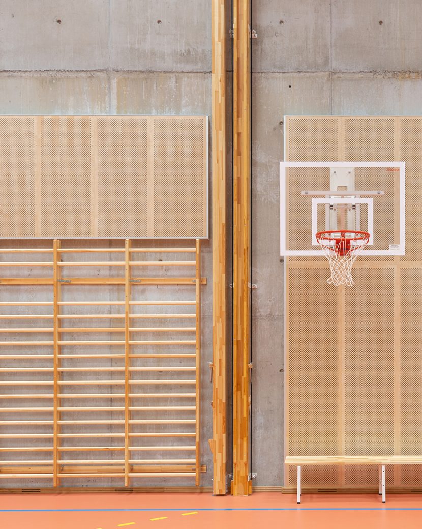 Acoustic panels clad sports hall | Gustafs Scandinavia