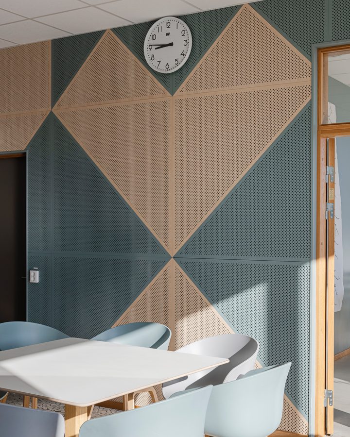 Custom-made pattern in school bistro | Gustafs Scandinavia